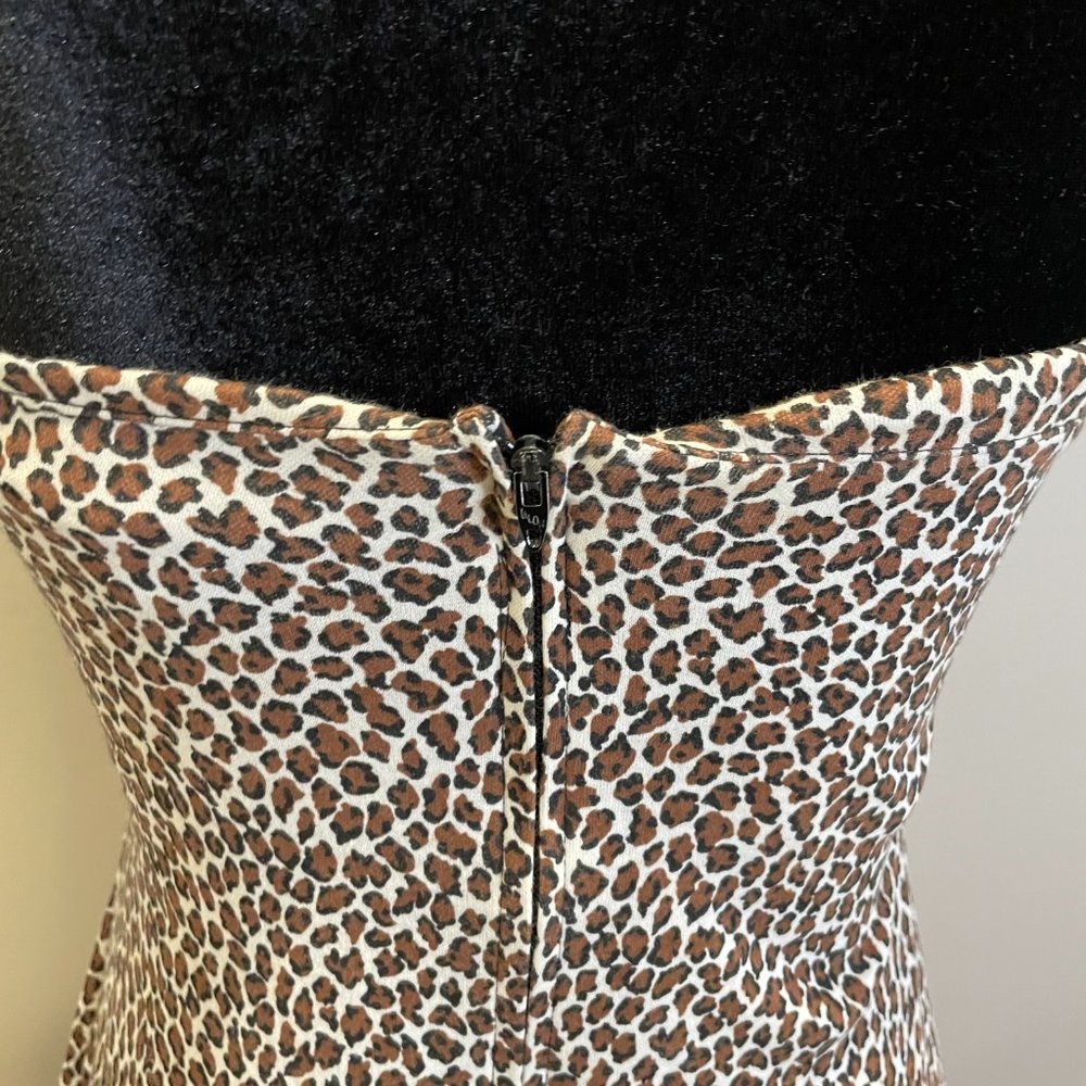 Vintage Avon Fashions Cheetah Print Body Con Midi Dre… - Gem